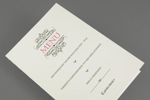 Menukaarten drukken: online, goedkoop en snel - Printenbind.nl