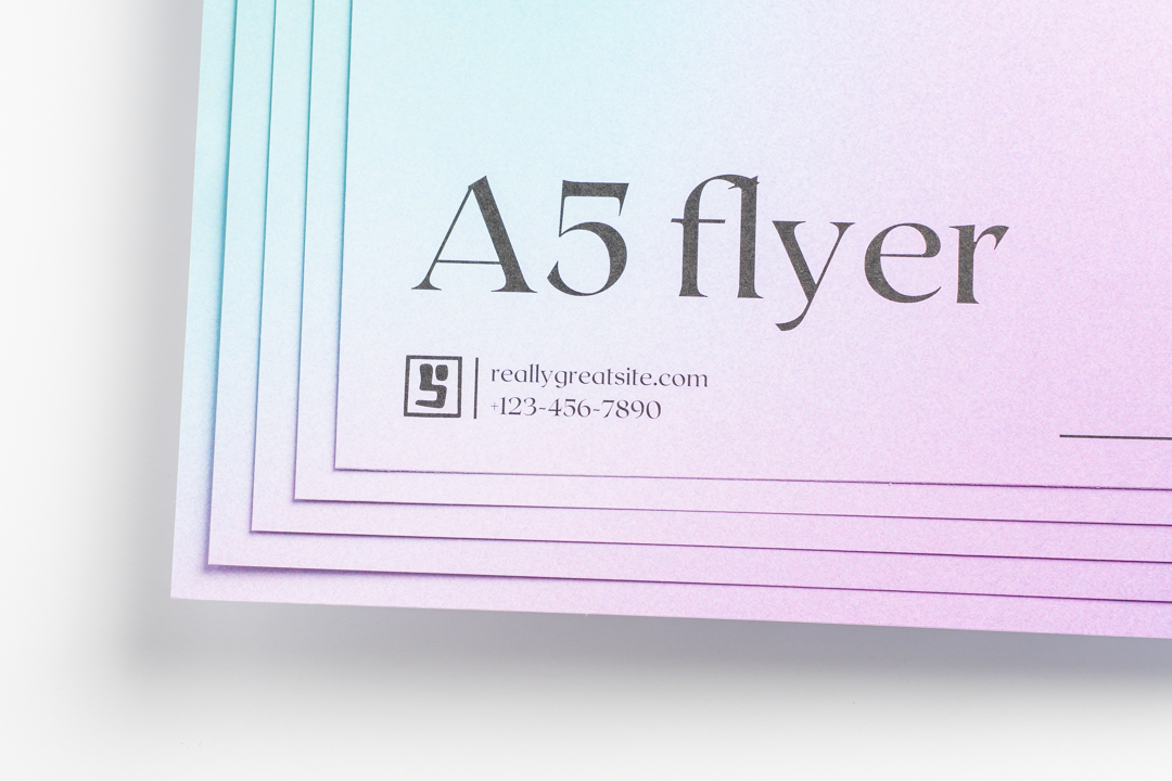 Laat A5 flyers online drukken: snel en goedkoop | Print&Bind