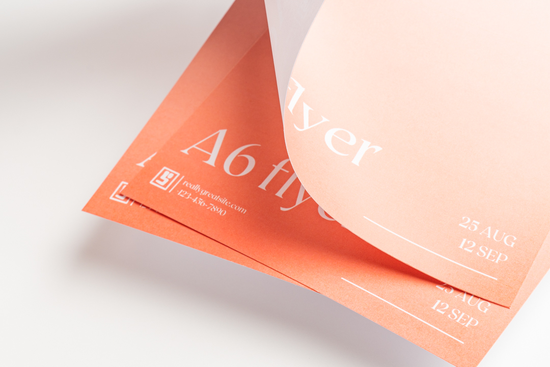 Print goedkoop je A6 flyers online | Print&Bind