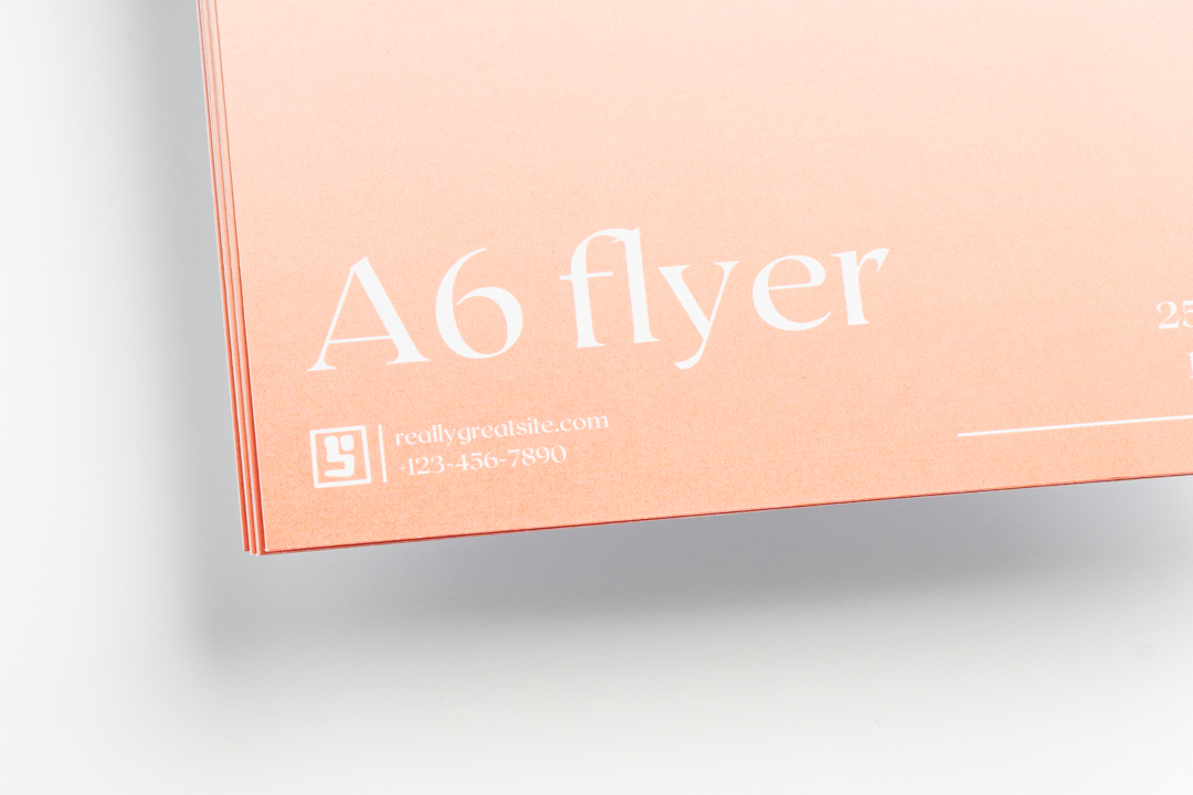 Print goedkoop je A6 flyers online | Print&Bind
