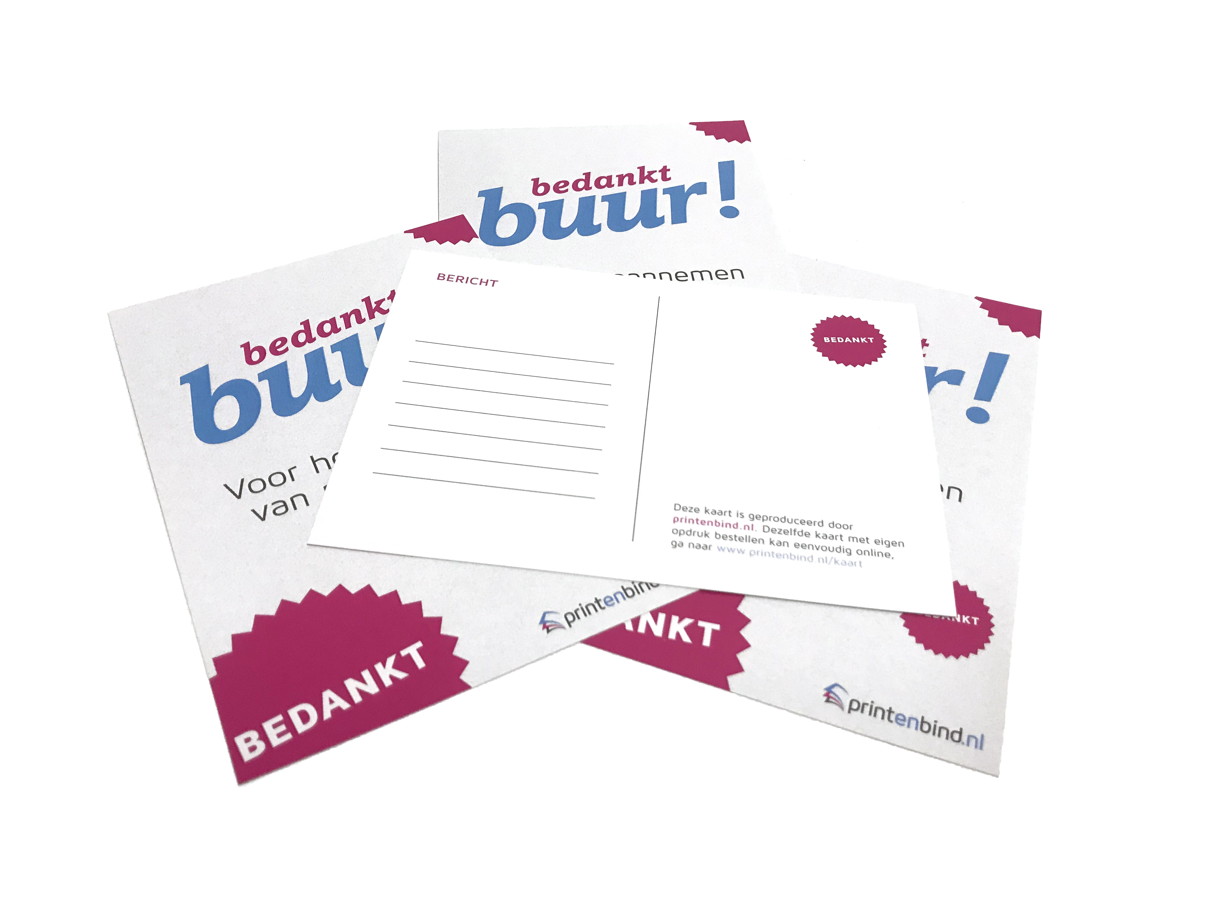 Print personal thank you cards online | Print&Bind