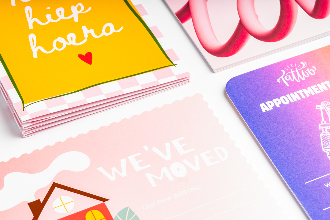 Print cards online cheap & fast incl. envelope | Print&Bind