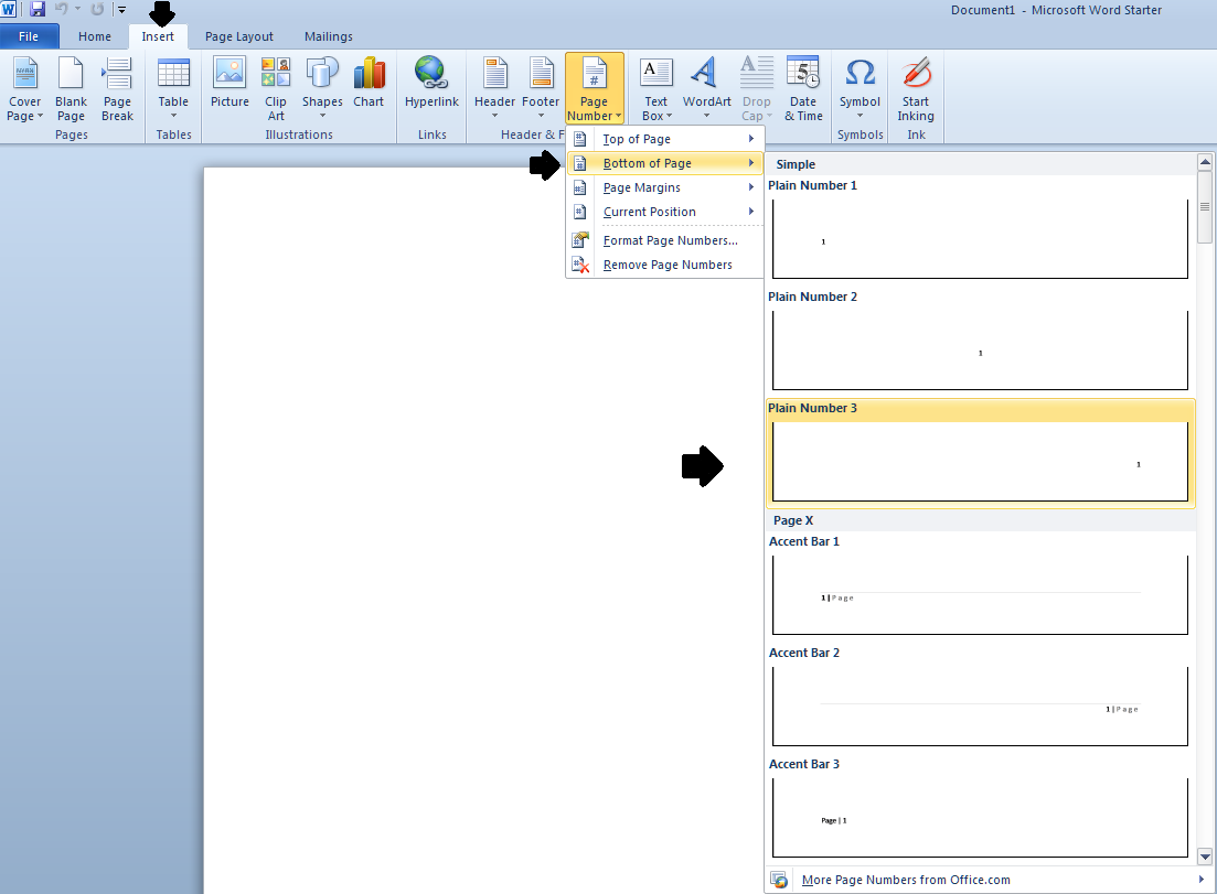 How Do I Add Page Numbers In Word Print Bind