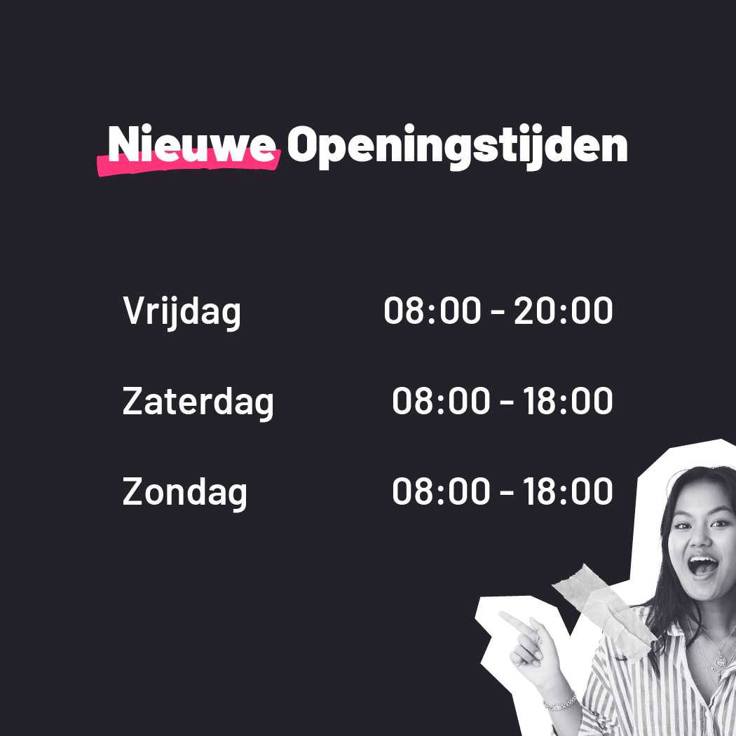 Ruimere openingstijden | Print&Bind
