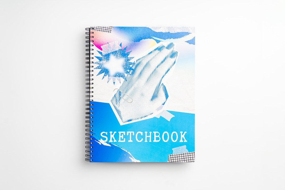 Schetsboek bedrukken met eigen ontwerp online | Print&Bind