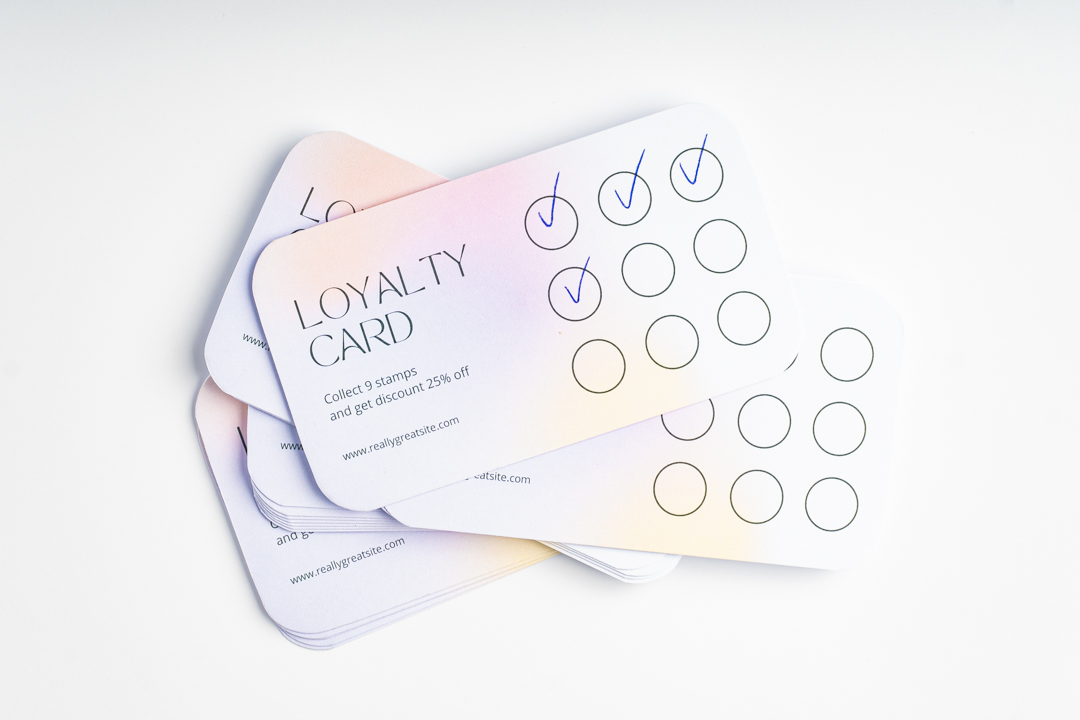 Quickly print your loyalty card online | Print&Bind