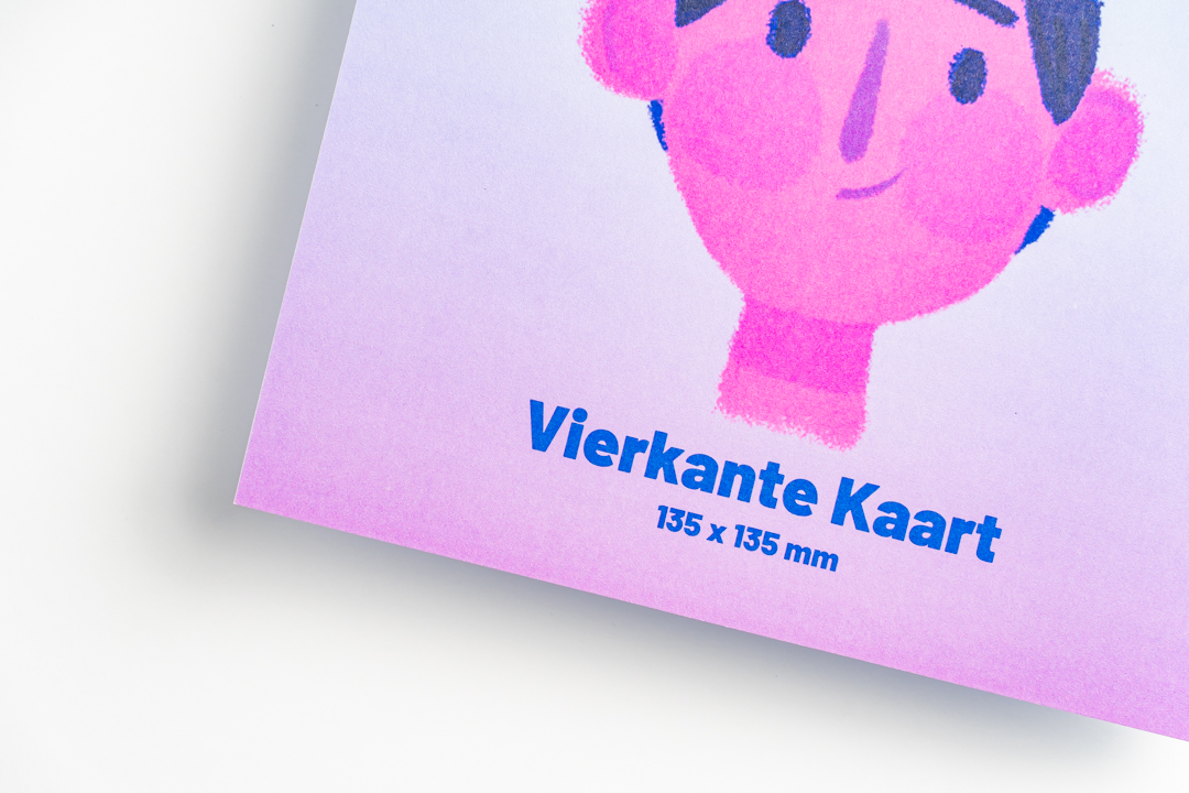 Vierkante kaart goedkoop laten printen | Print&Bind
