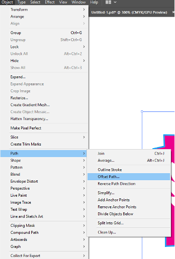 Contour cutting shapes & text: stickers & signs | Print&Bind