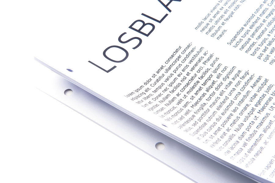 Punched prints: practical, cheap, and fast! - Printenbind.nl